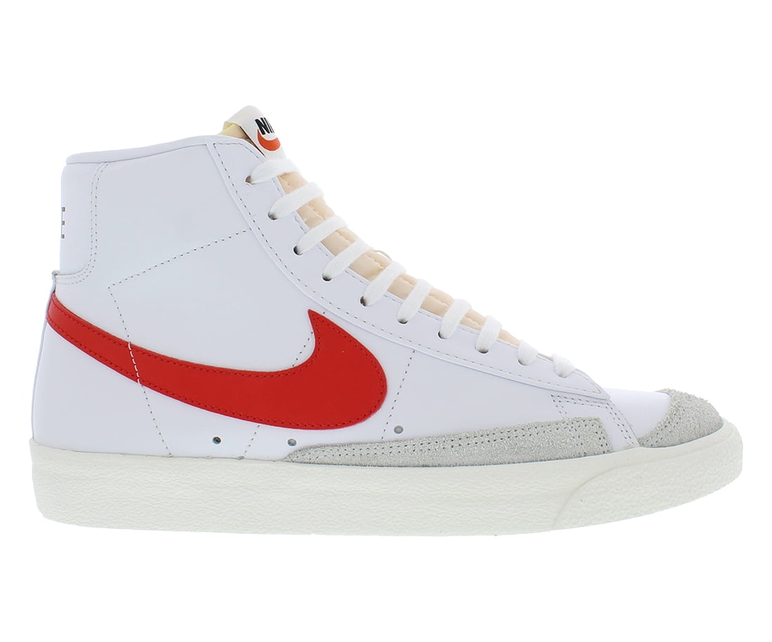 Nike Men's Blazer Mid '77 VNTG Mismatched Swoosh Outdoor Shoes, White ...