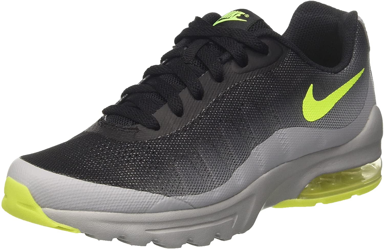 Nike Boys' Air Max Invigor (GS) Shoe Wolf Grey/Volt-Black 6Y - Walmart.com