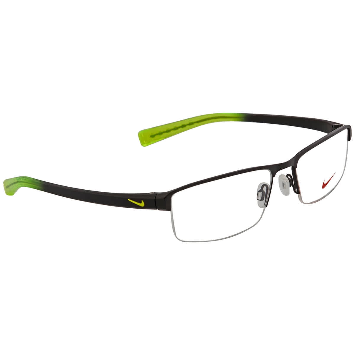 Nike Clear Demo Rectangular Men's Eyeglasses NIKE 8097 003 5517 ...