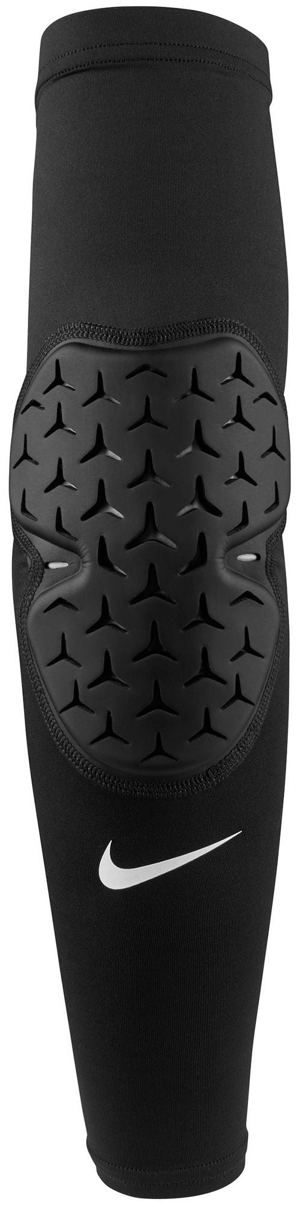 Nike Contact Support Football Elbow Sleeve (Black/Black/White, L/XL ...