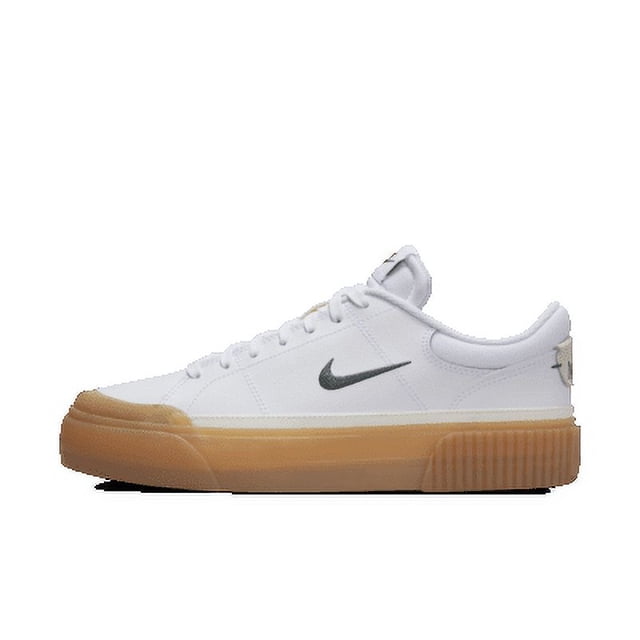 Nike Court Legacy Lift Women's Shoes Color: White/Gum Yellow/Sail ...