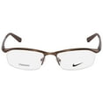 Nike Titanium Men's Oval Eyeglasses, NIKE 6037 259 53, Demo Frame ...