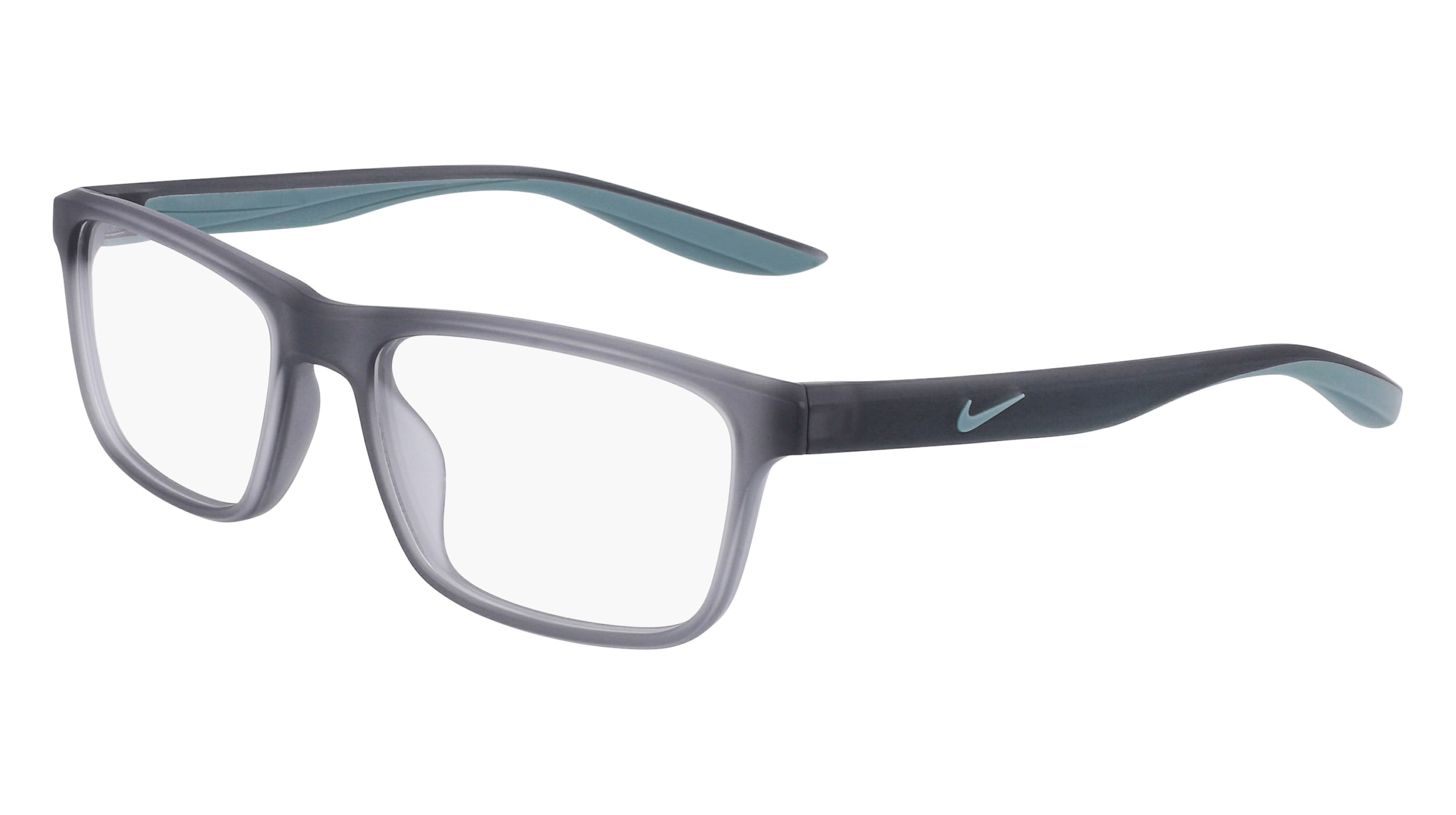 Nike Unisex Prescription Eyeglasses, Matte Dark Grey Plastic Frame ...