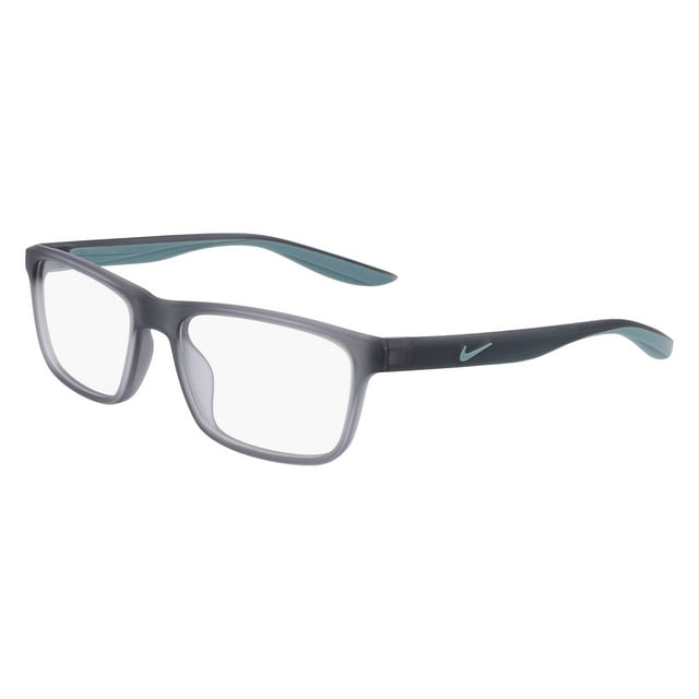 Nike Unisex Prescription Eyeglasses, Matte Dark Grey Plastic Frame ...