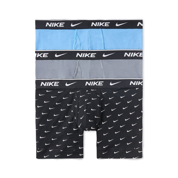 Men's Nike 3-Pack Dri-FIT Essential Cotton Stretch 6" Boxer Briefs ...