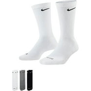 Nike Men's 6-pack Everyday Plus Cushion Crew Training Socks Gray Multi Size 8-12 - Walmart.com