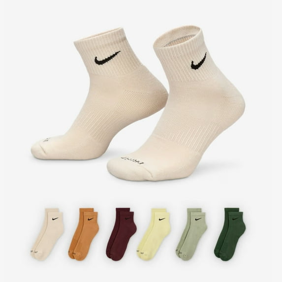 Nike Dri-FIT Everyday Plus Cushioned Mid Training Quarter Ankle Socks ...