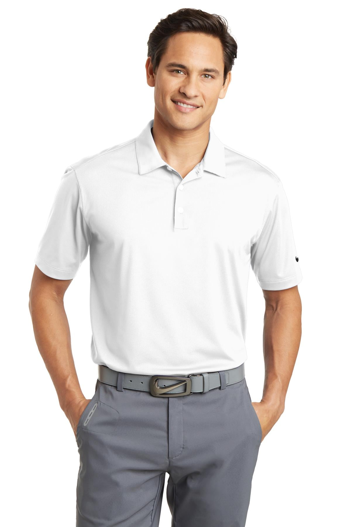 Nike Dri-FIT Vertical Mesh Polo. 637167 - Walmart.com