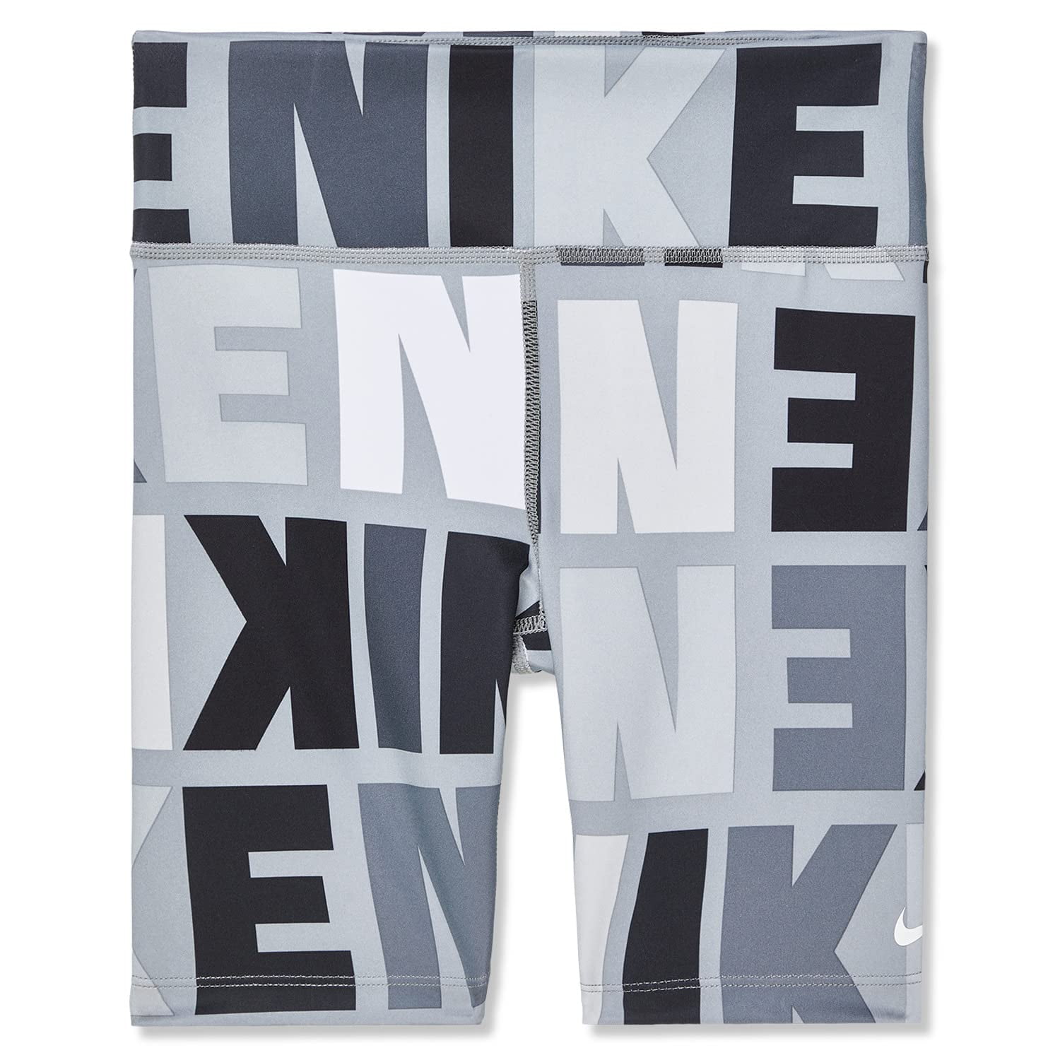 Nike DriFit One Bike Shorts (Little Kids/FBig Kids) (Girls, Light Smoke ...