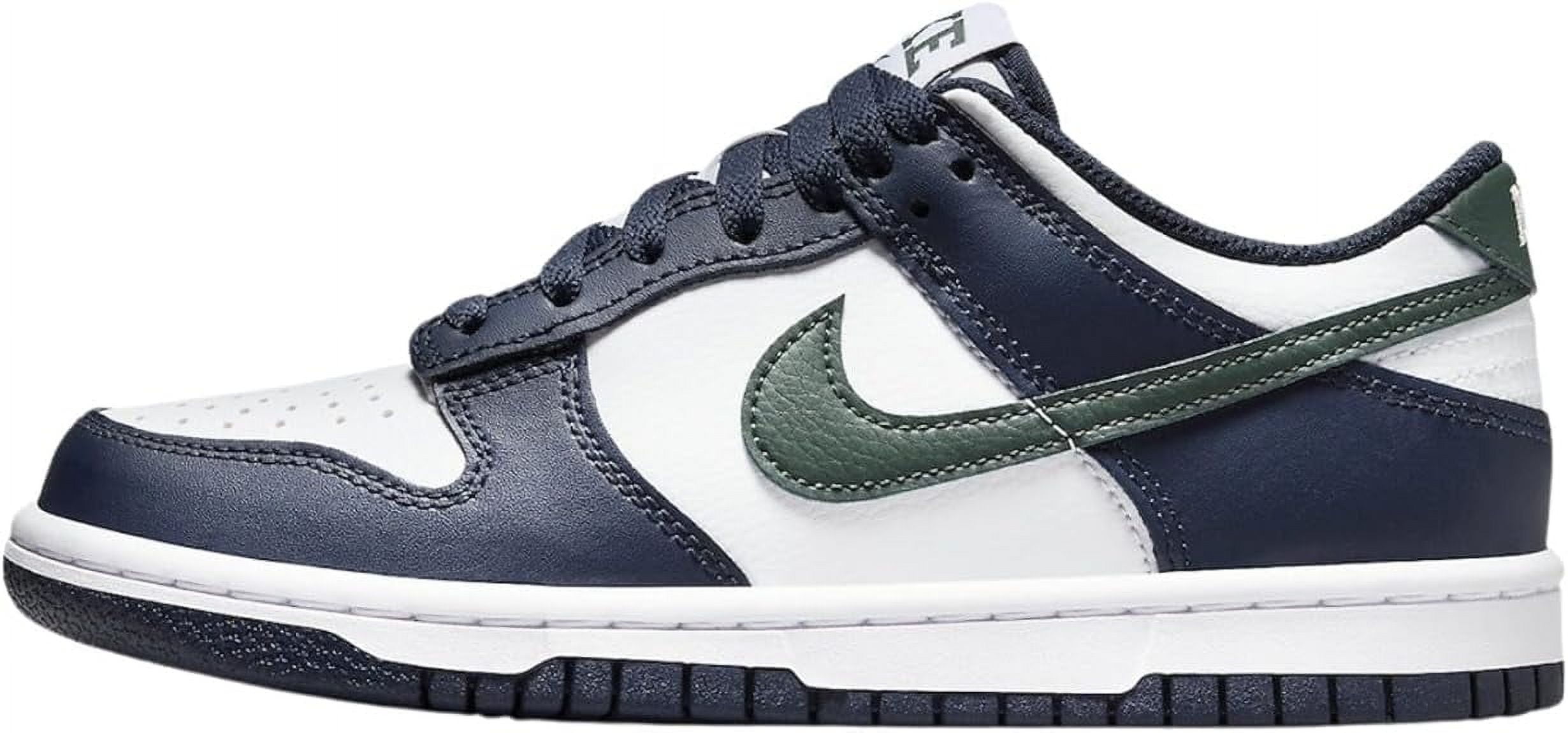 Big Kid's Nike Dunk Low Obsidian/Vintage Green-White (HF5177 400) - 7 ...