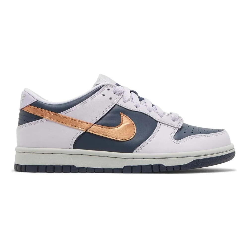 Nike Dunk Low SE Thunder Blue/Metallic Copper DX1663-400 Grade-School ...