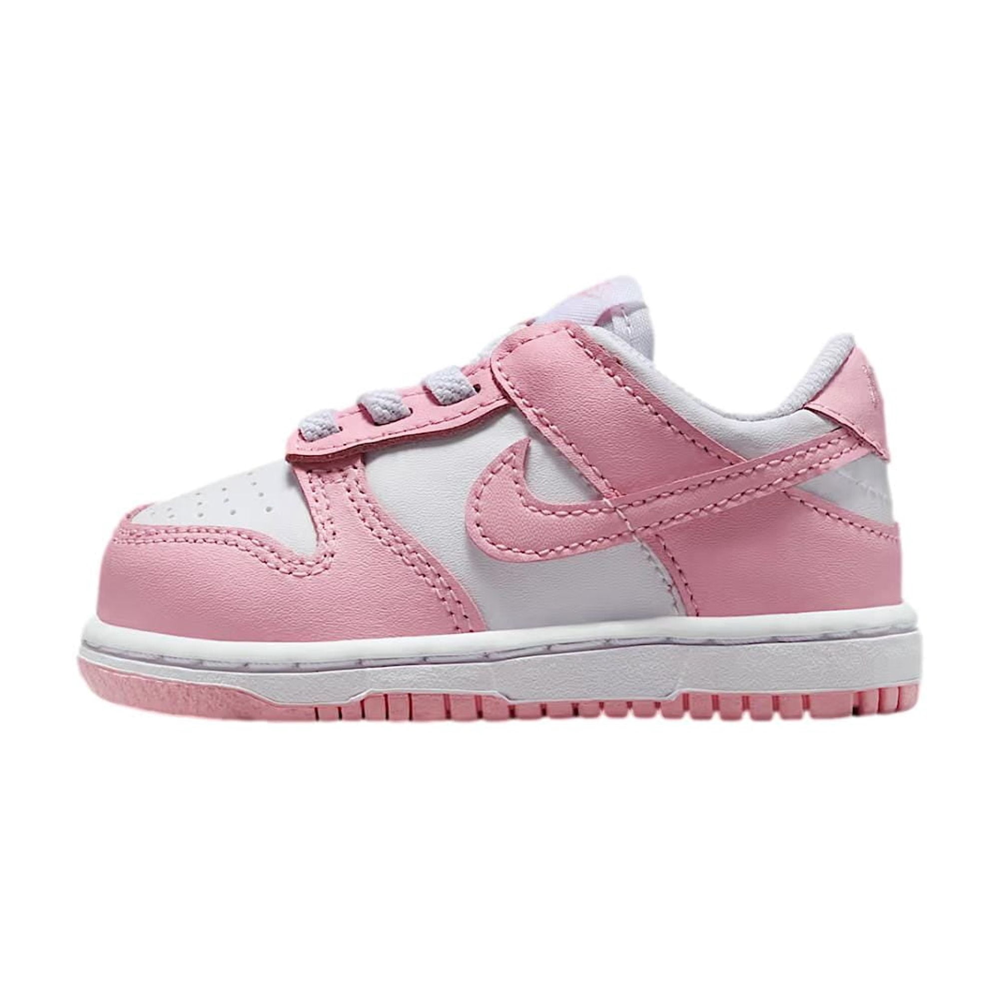 Toddler's Nike Dunk Low White/Med Soft Pink-White (FB9107 125) - 5 ...