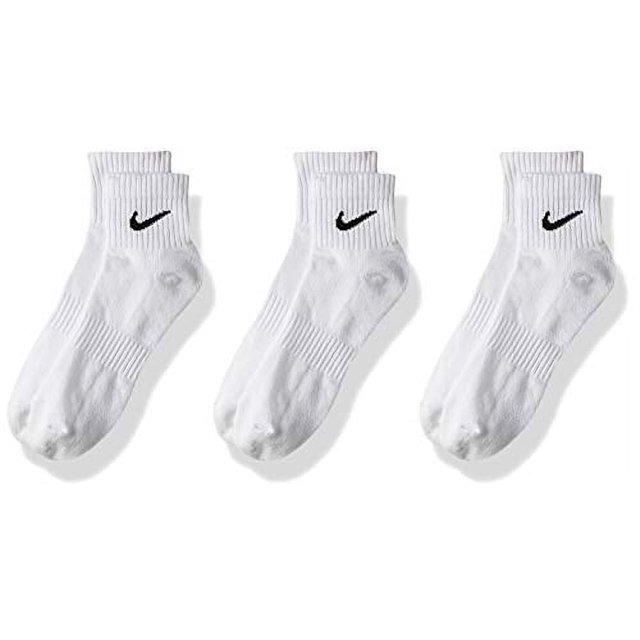 Nike Everyday Cushion Ankle Training Socks (3 Pair), Men's & Women's ...