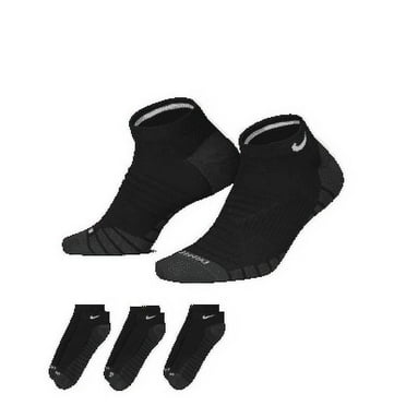NIKE Performance Cotton Crew Socks 6 Pack Large Black/White, Durable ...