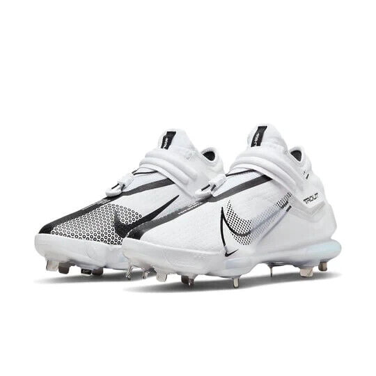 Nike Force Zoom Trout 7 CI3134-102 Men White Black Baseball Cleats Size ...