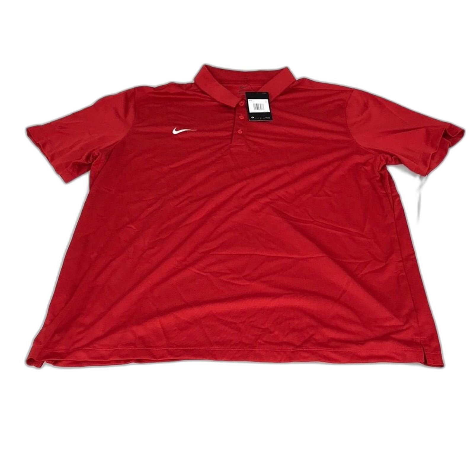 Nike Franchise Dri Fit Coach Polo Shirt Red Mens Size XXL - Walmart.com