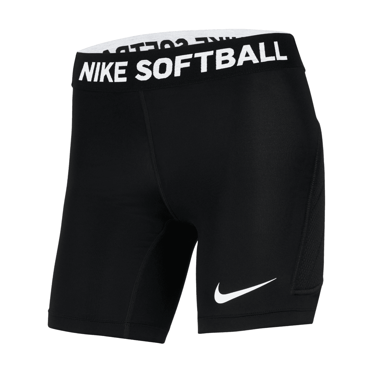 Nike Girls Big Kids DF Softball Slider Shorts SM Black | White ...