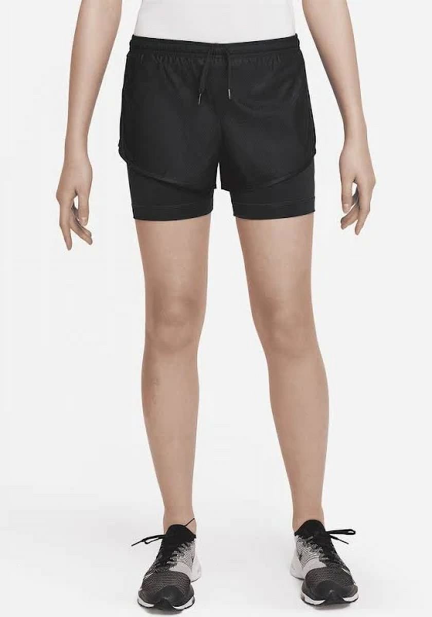 Nike Girls' Dri-FIT Tempo 2-in-1 Training Shorts- (Black, Medium ...