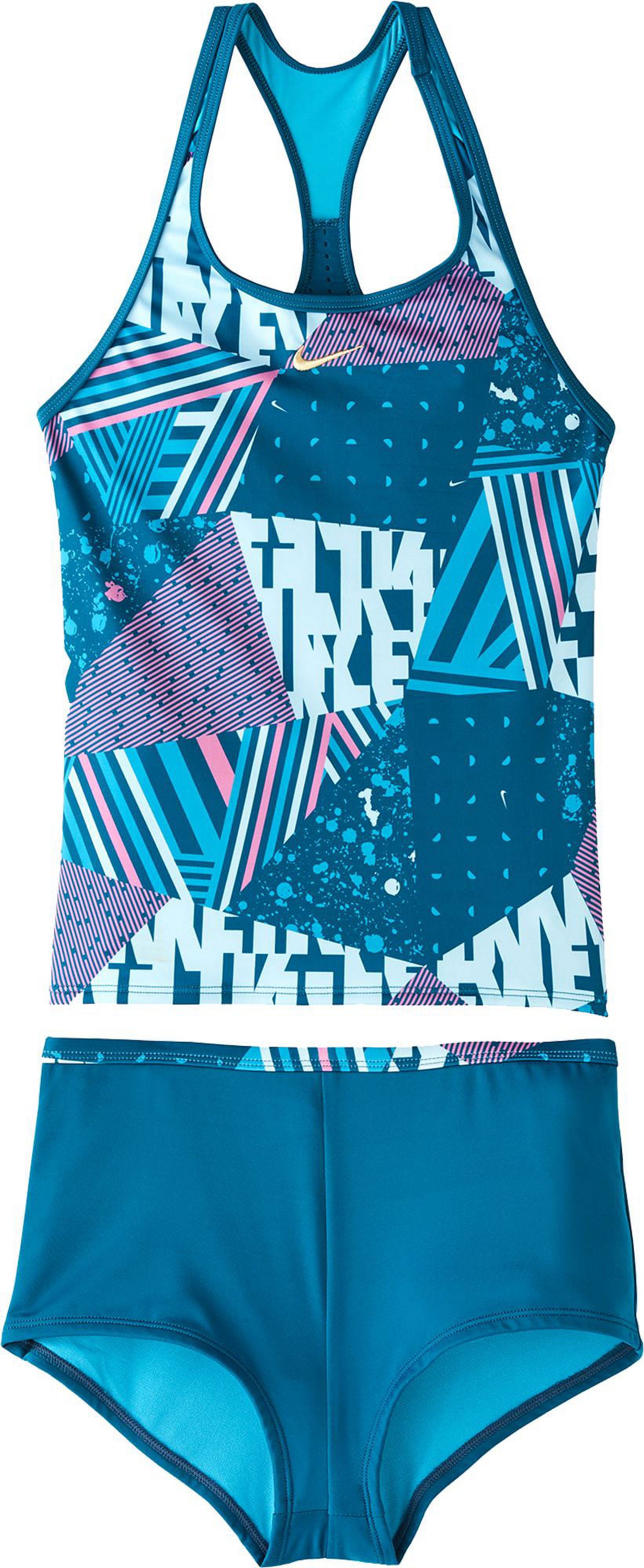 Nike Girls' Mash Up Racerback Tankini Set - Walmart.com