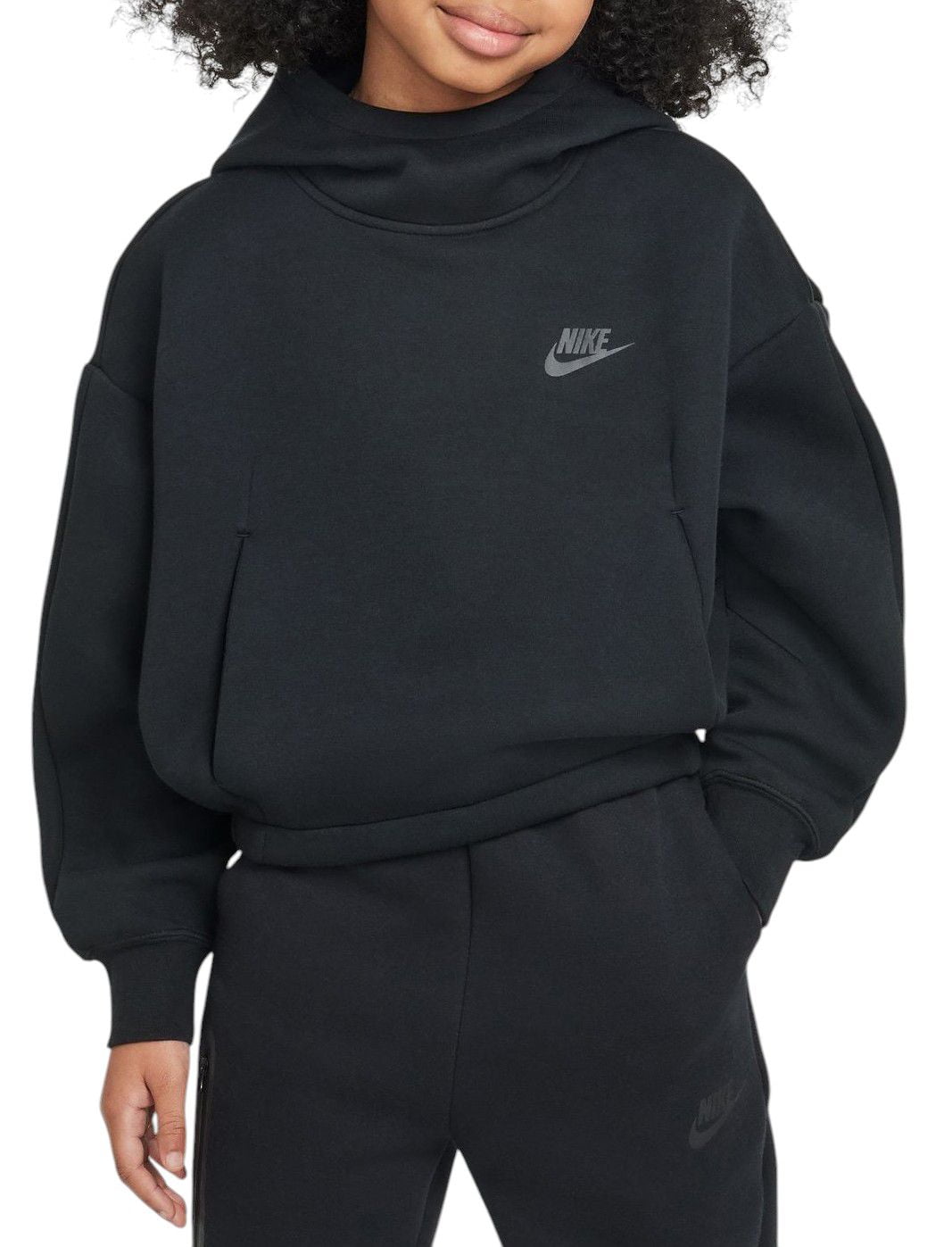 Nike Girls' Tech Fleece Oversized Hoodie - Walmart.com