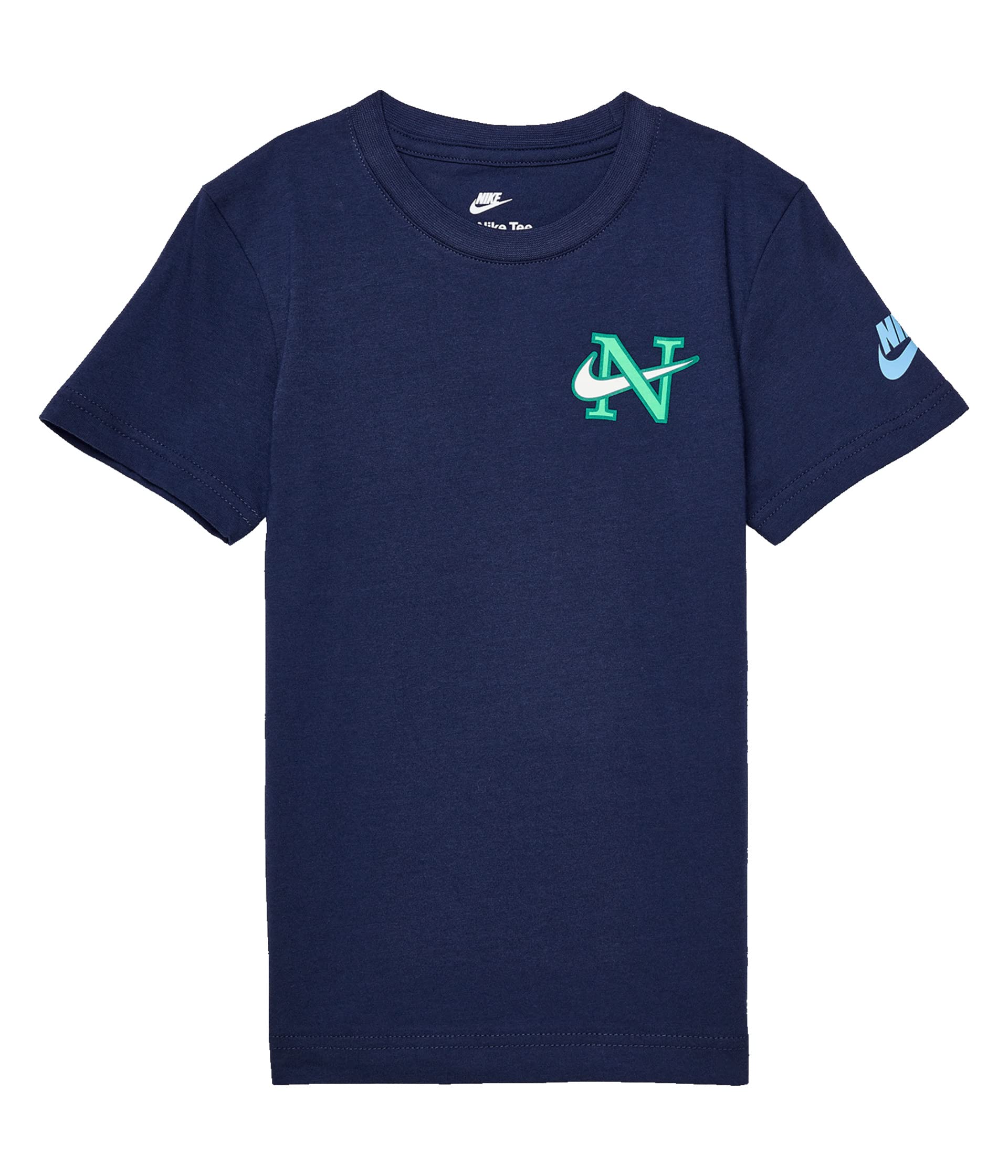 Nike Globe Happy DNA Tee (Little Kids/FBig Kids) (Boys, Midnight Navy ...
