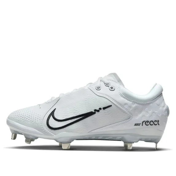 Nike Hyperdiamond 4 Women's Softball Cleats Metal Spikes Elite White ...