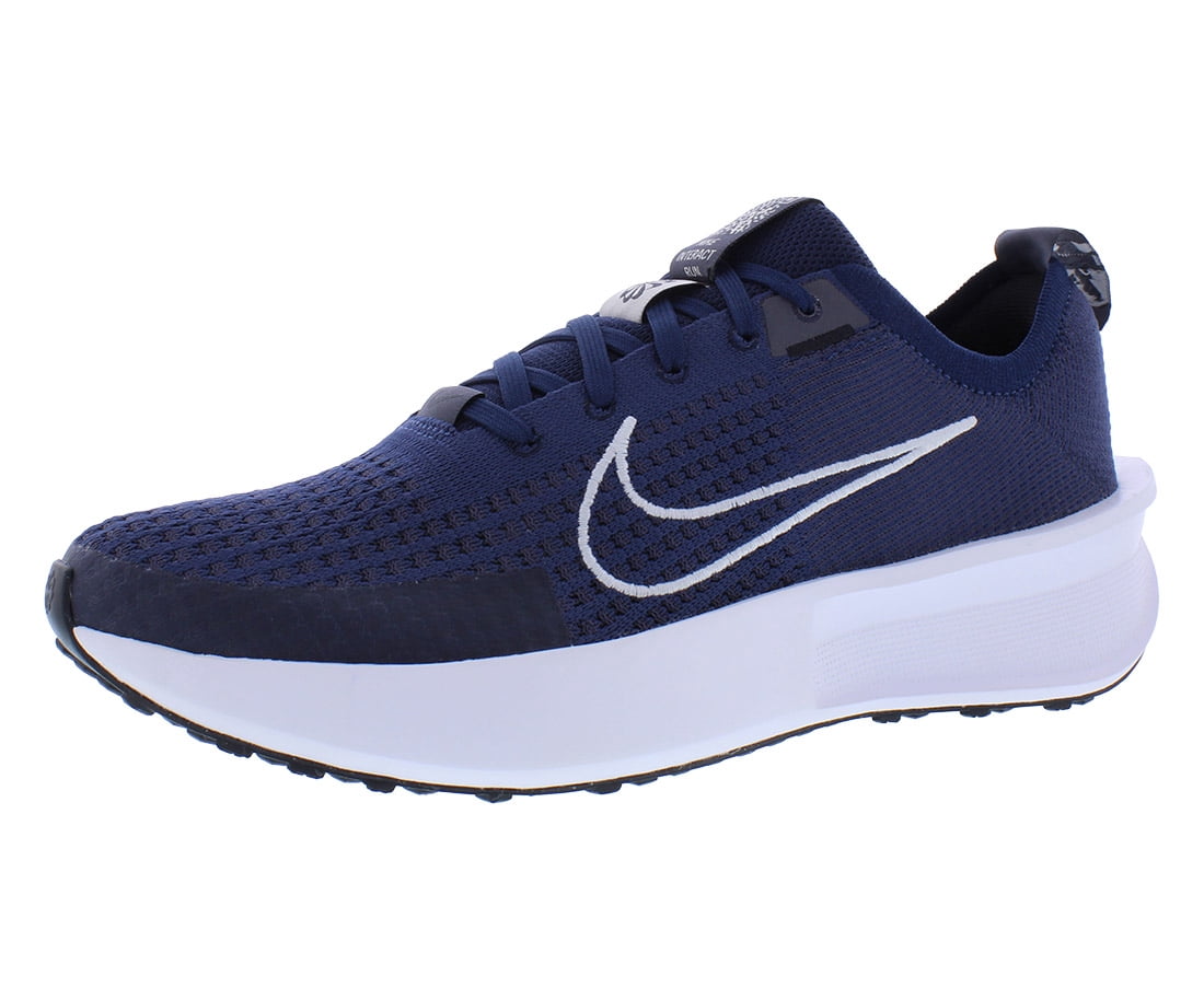 Nike Interact Run Men's Road Running Shoes Color: College Navy Platinum ...