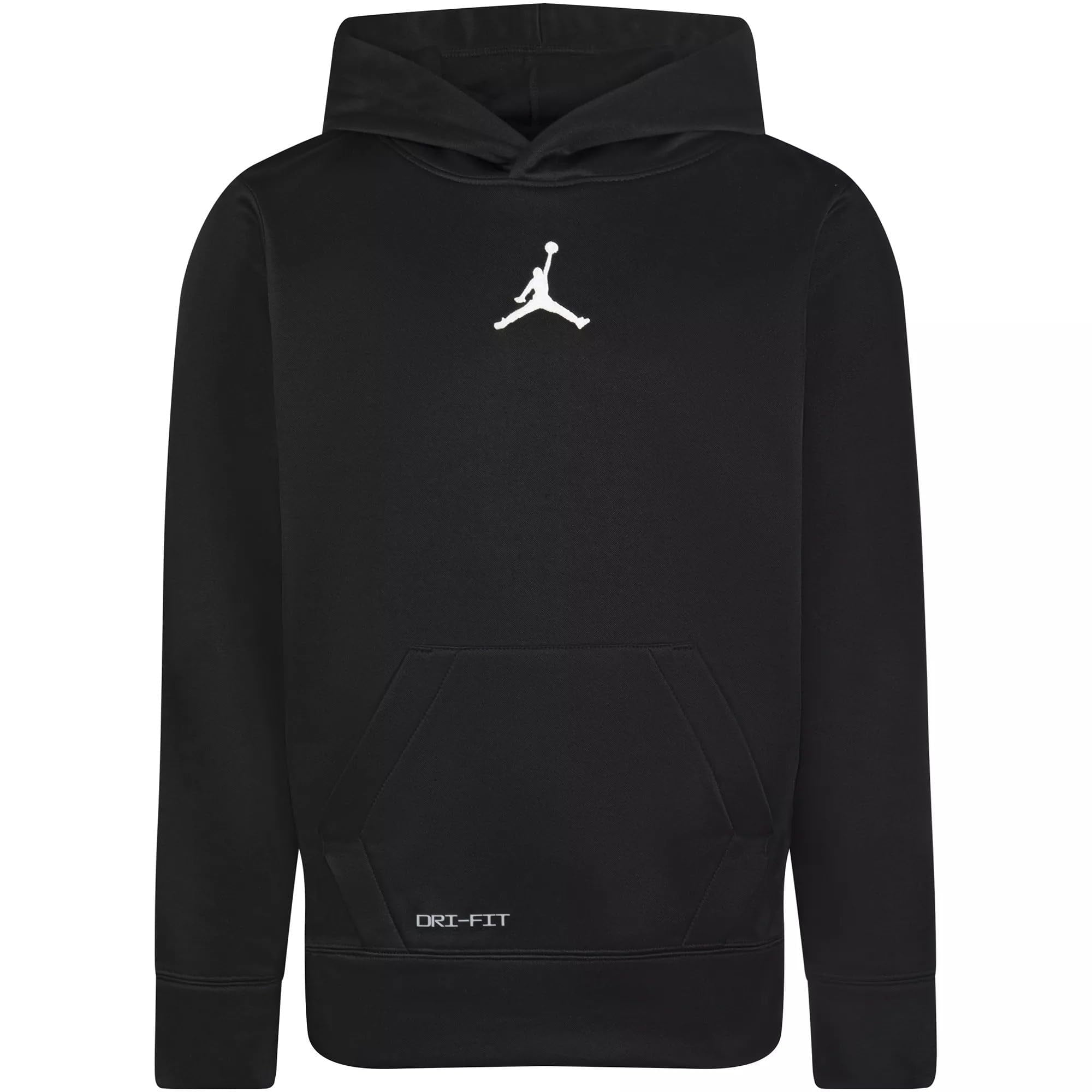 Nike Jordan Big Boys' Dri-Fit Therma Pullover Hoodie (Black, Small ...