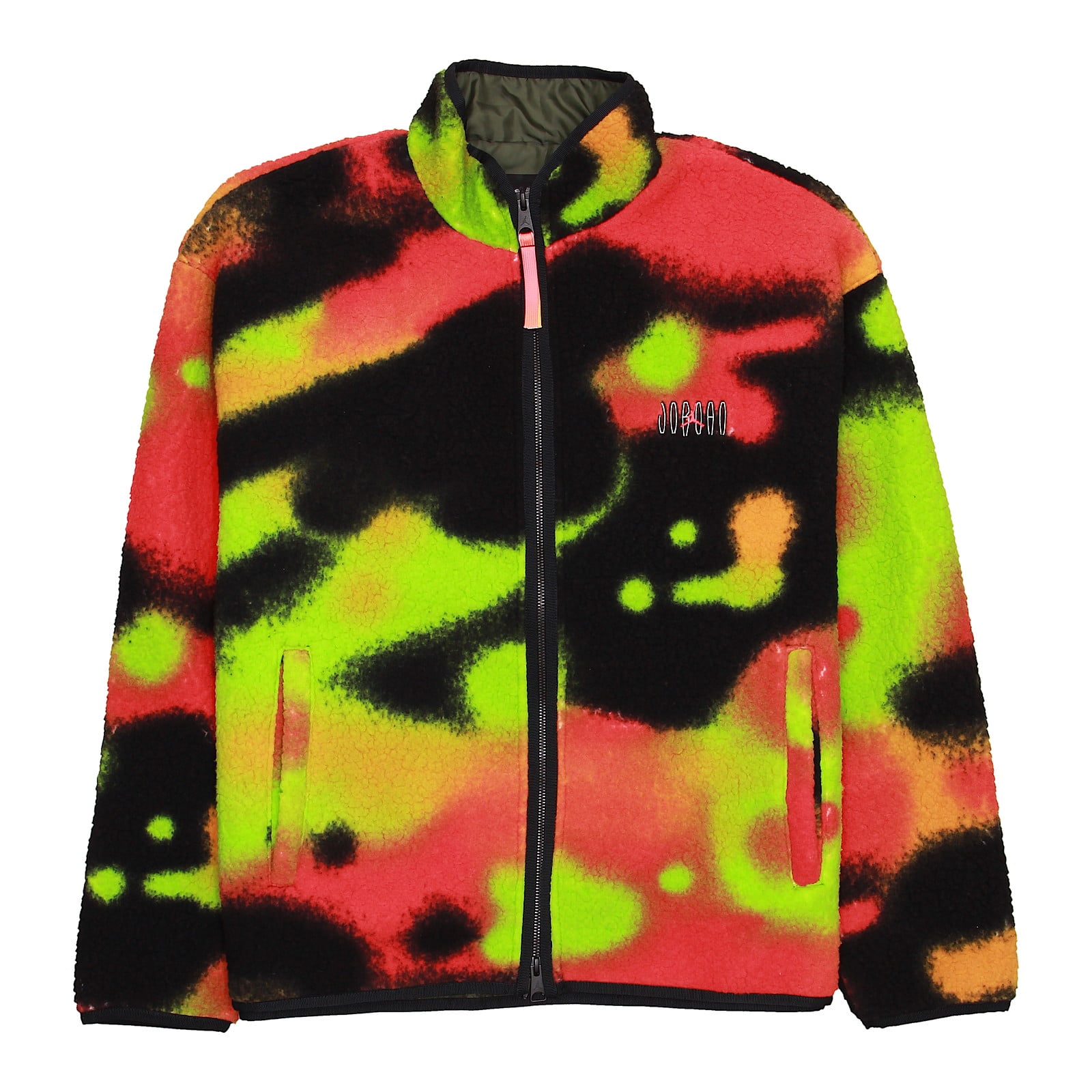Nike Jordan Flight MVP Men's High-Pile Fleece Jacket (XLarge, Infrared ...