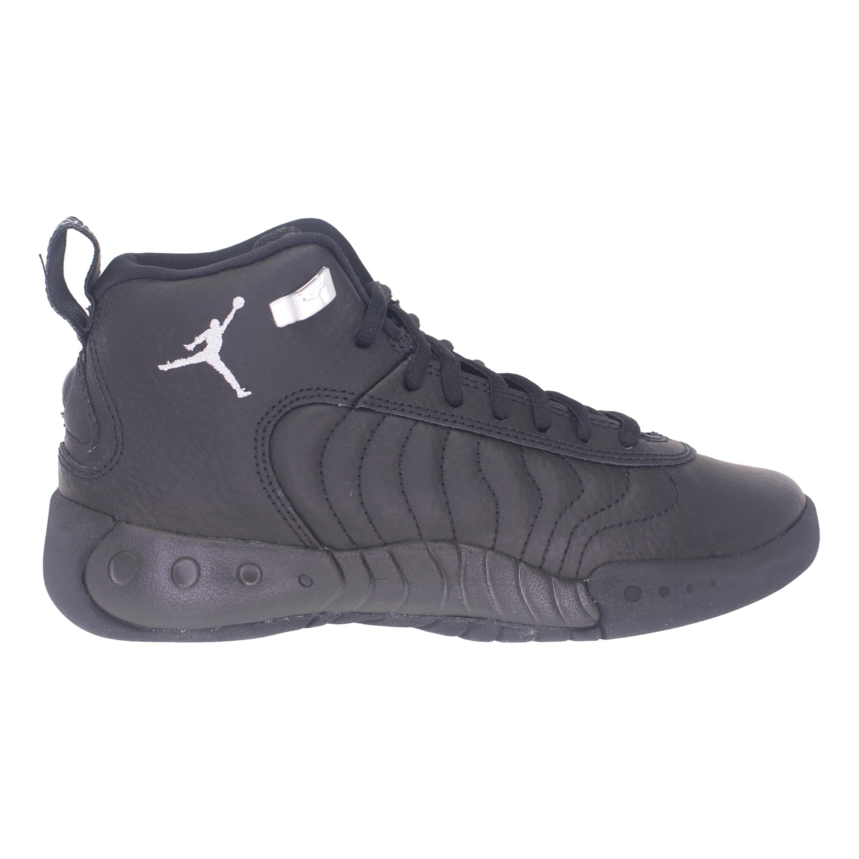 Big Kid's Jordan Jumpman Pro Black/White-Metallic Silver (DQ8436 001 ...