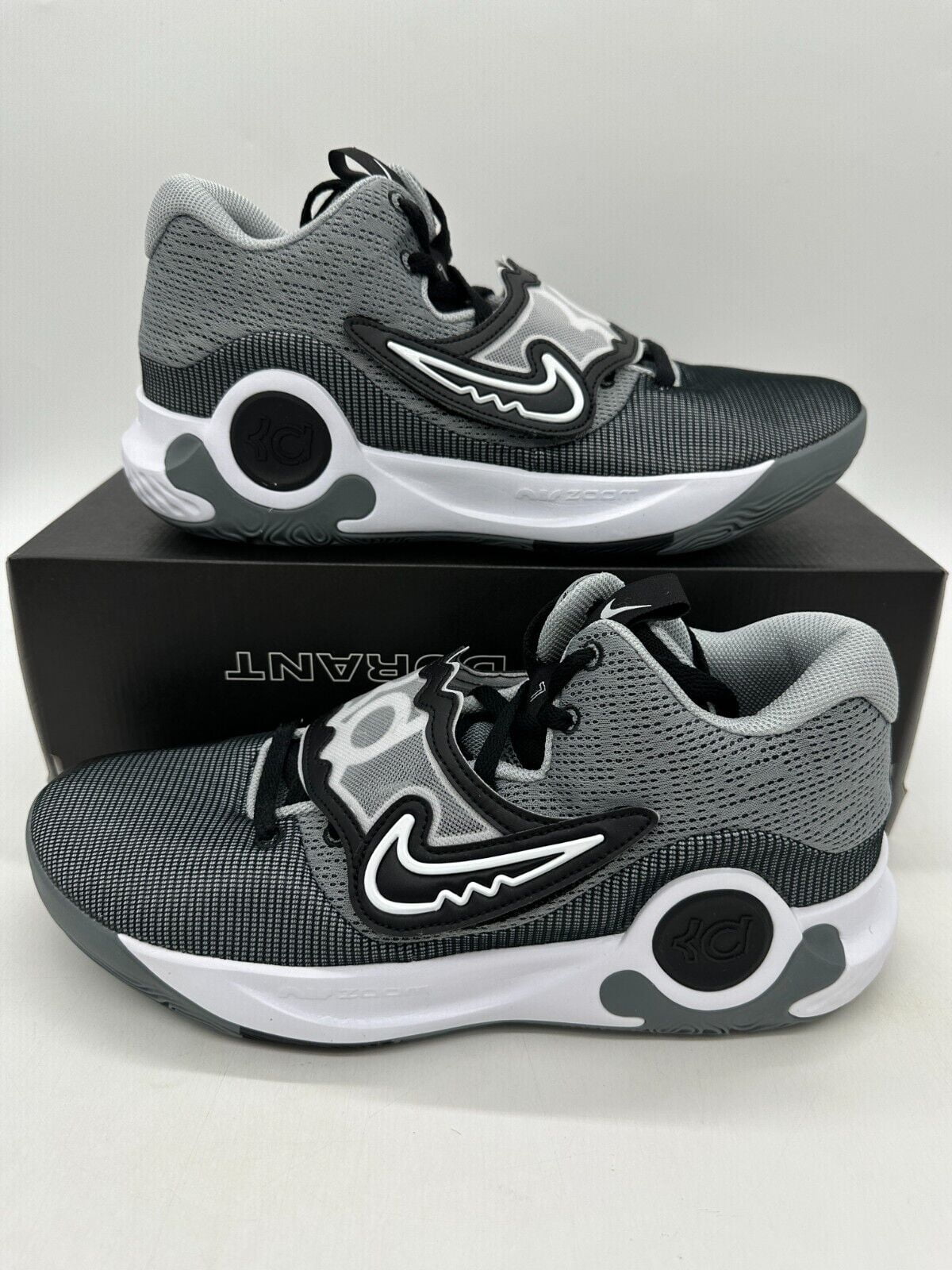 Nike KD Trey 5 X Men's Size 13 Cool Grey White Basketball Shoes DD9538 ...