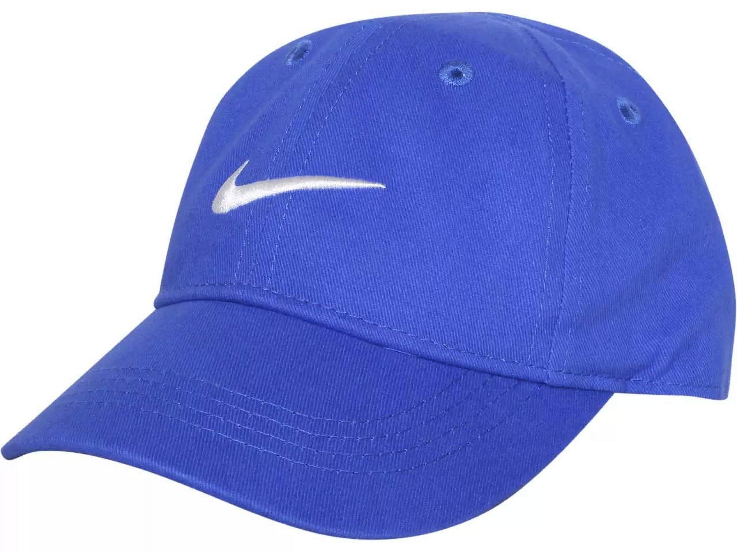 Nike Kid`s Adjustable Baseball Cap (Game Royal(7A2319-U89)/White, 4-7 ...