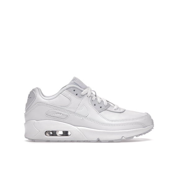 Nike Kid's Air Max 90 Recraft Triple White Running Shoes, from StockX ...