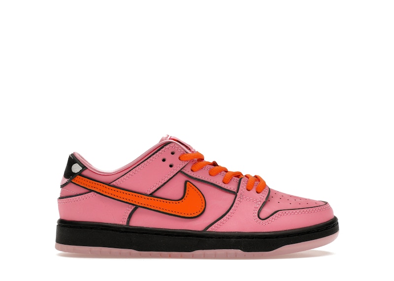 Nike Kid's SB Dunk Low The Powerpuff Girls Blossom Skateboarding Shoes ...