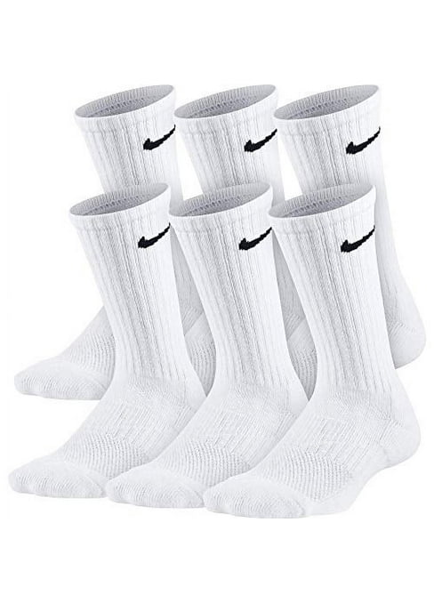 Nike DRI-FIT Unisex Everyday Cotton Cushioned Ankle Crew Training Socks ...