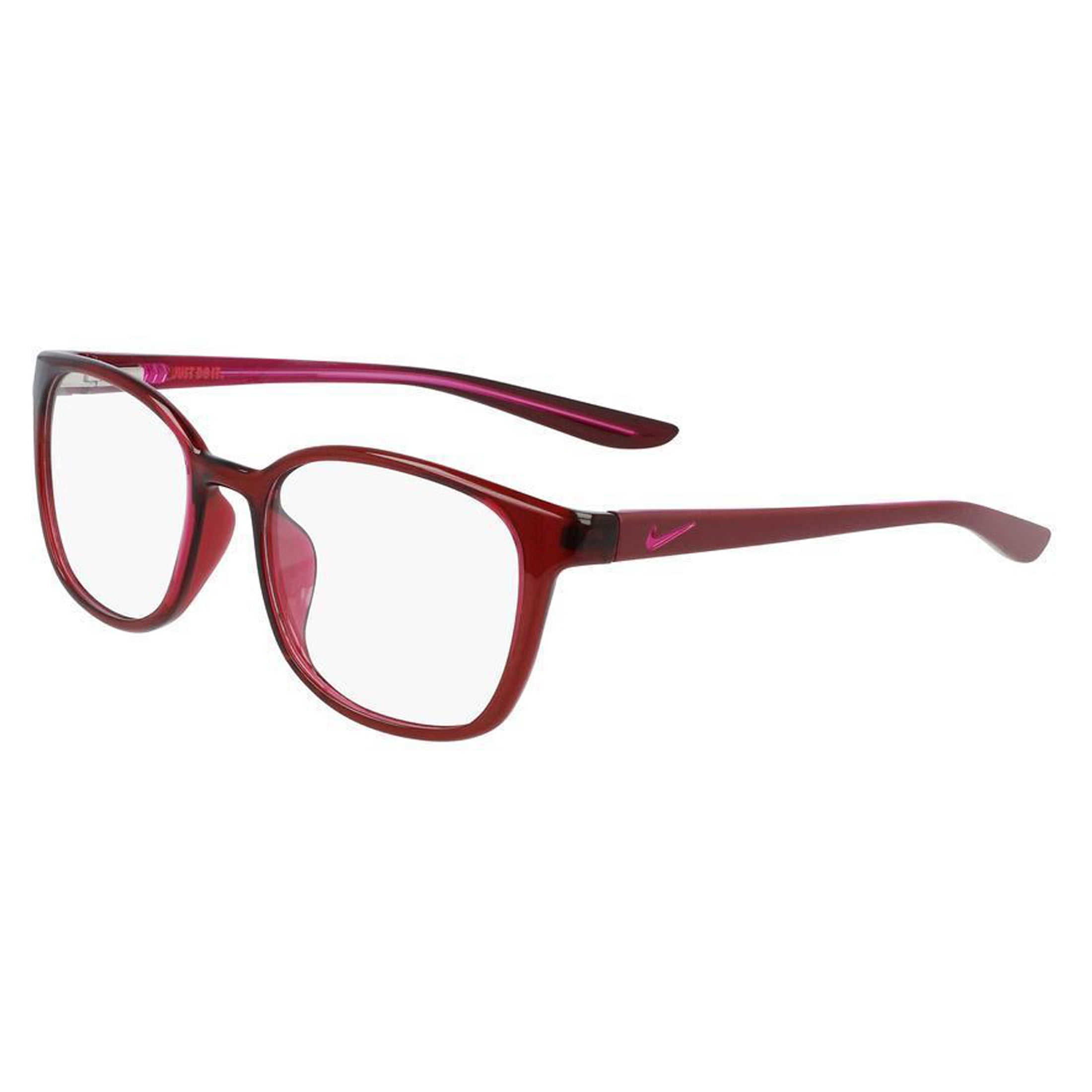 Nike Kids Square Eyeglasses, NIKE 5027G, Raspberry, 47-16-130, with ...