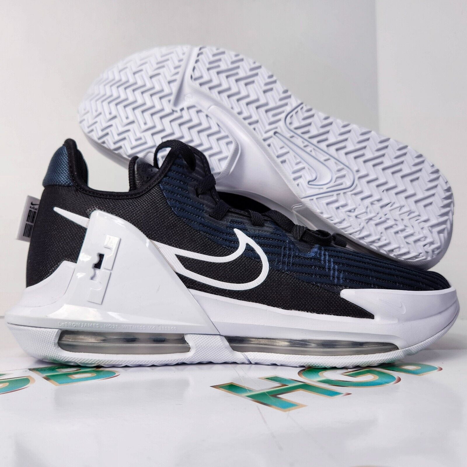 Nike Lebron Witness 6 Men's Black White CZ4052-002 - Walmart.com