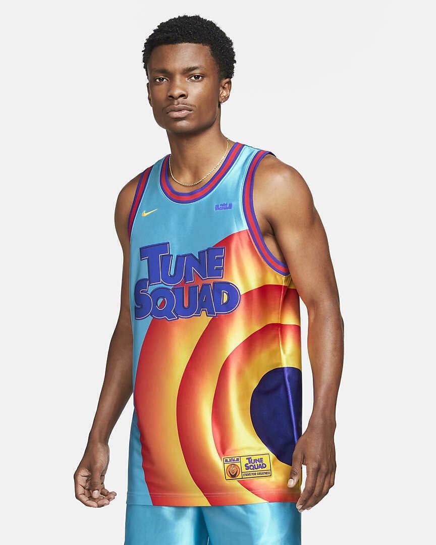 Nike Lebron X Space Jam Basketball Jersey Men's Toon Squad Colorful ...