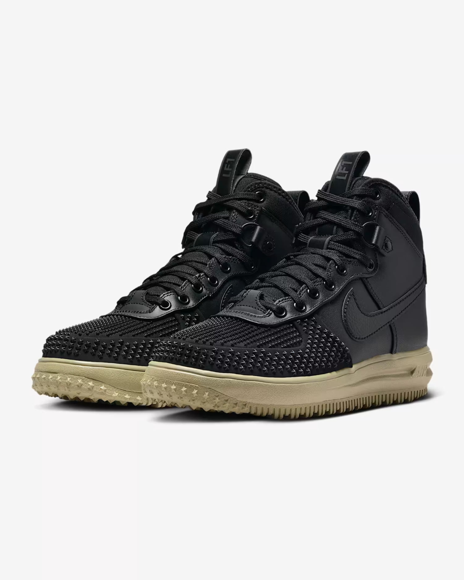Nike Lunar Force 1 Duckboot DZ5320-001 Men's US 7 Black Basketball ...