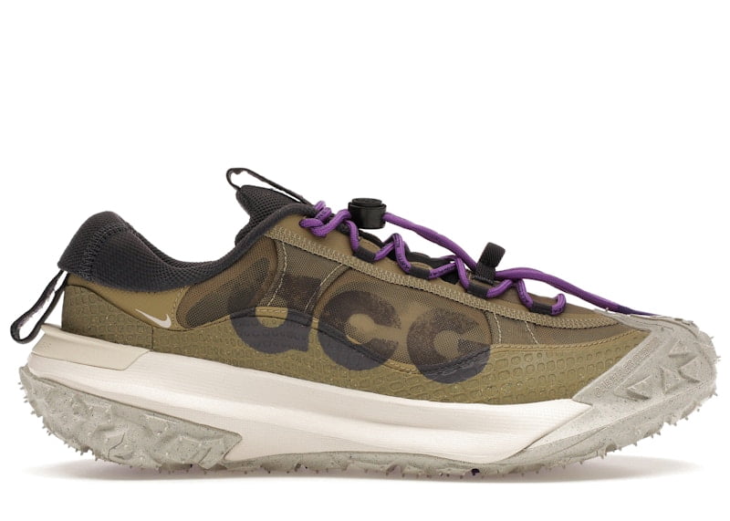 Nike Men's ACG Mountain Fly 2 Low Neutral Olive Mountain Grape Hiking ...