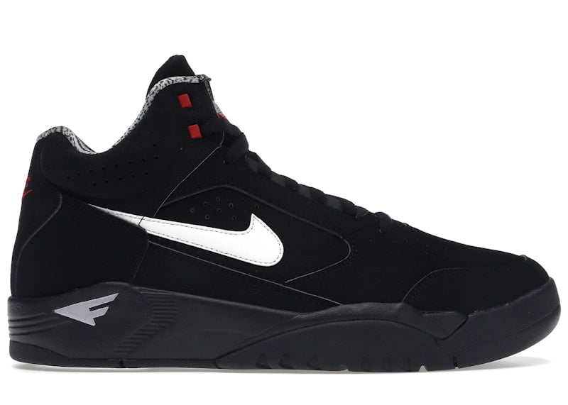 Nike Men's Air Flight Lite II Mid Black White Varsity Red Basketball ...