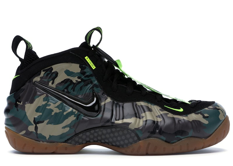 Nike Men's Air Foamposite Pro Army Camo Basketball Shoes, from StockX ...