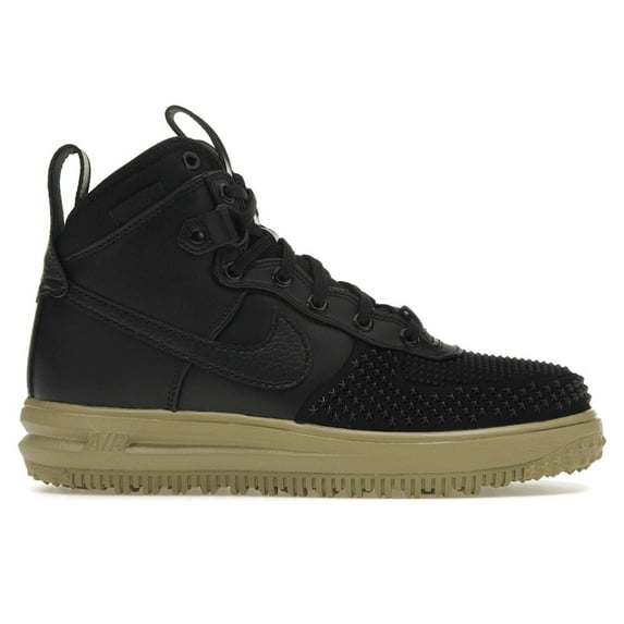 Nike Men's Air Force 1 Duckboot Black Neutral Olive Boots, from StockX ...