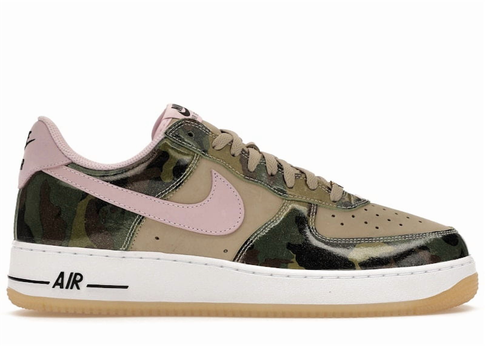 Nike Men's Air Force 1 Low '07 LV8 Patent Camo Pink Shoes, from StockX ...
