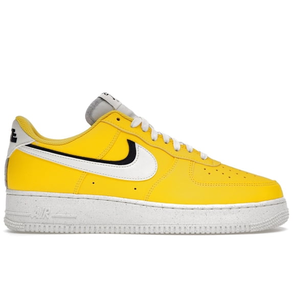 Nike Men's Air Force 1 Low '07 LV8 Tour Yellow Sail Black Shoes, from ...