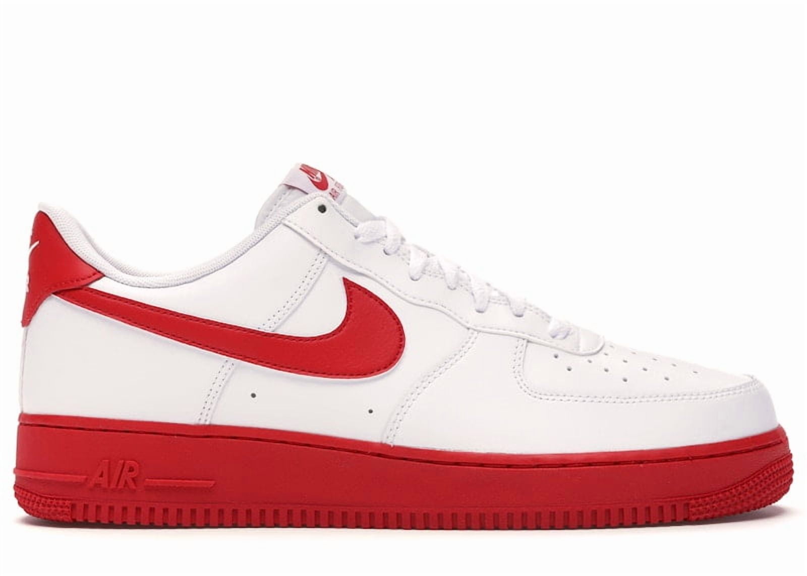 Nike Men's Air Force 1 Low White Red Midsole Shoes, from StockX ...