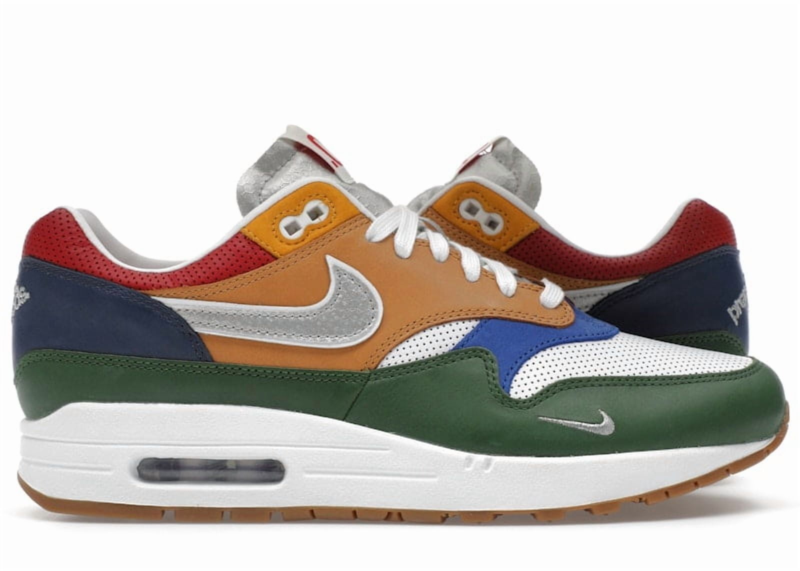 Nike Men's Air Max 1 Premium Goods White Forest Green Running Shoes ...