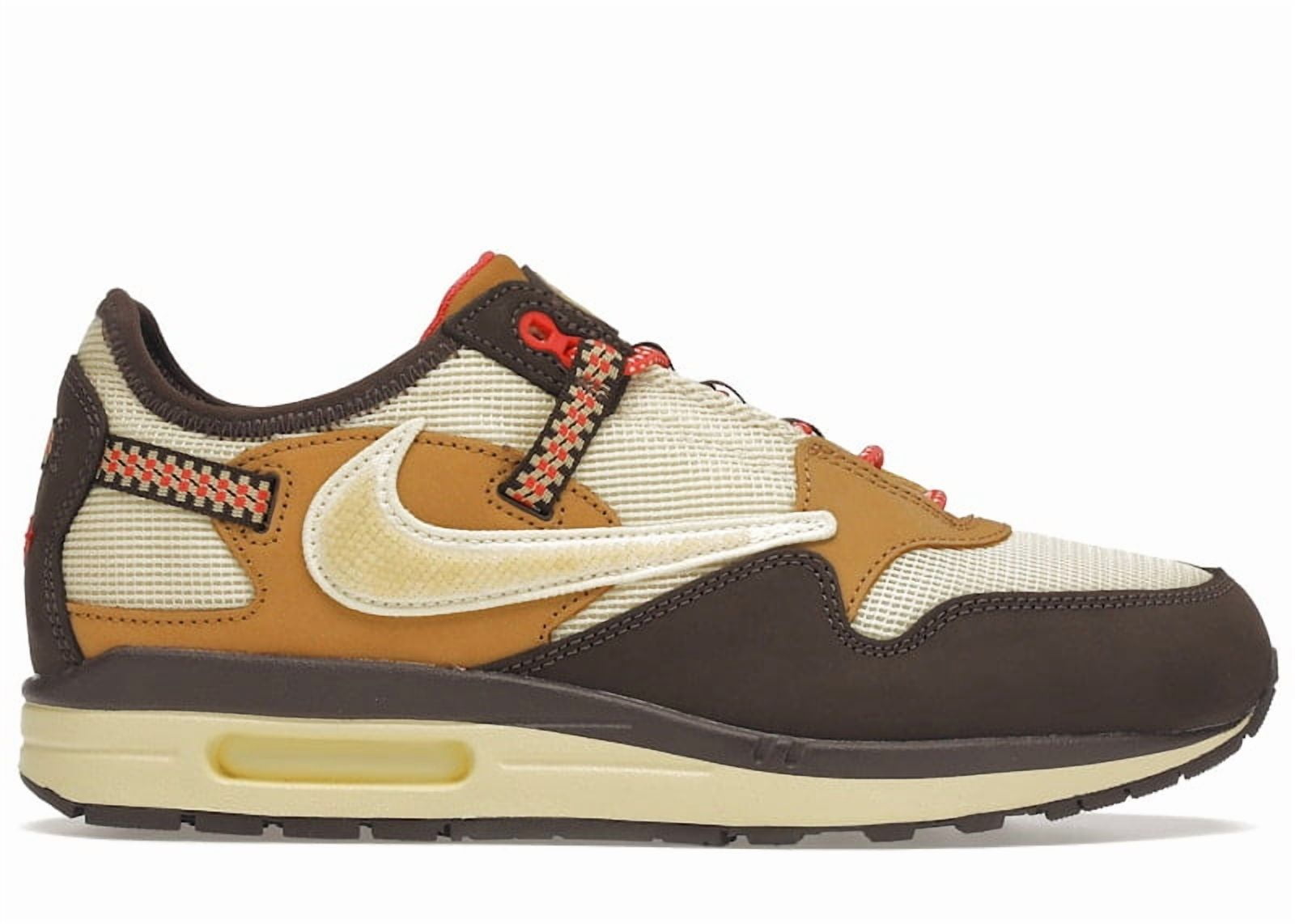 Nike Men's Air Max 1 Travis Scott Cactus Jack Baroque Brown Running ...