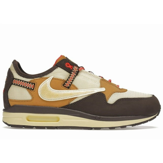 Nike Men's Air Max 1 Travis Scott Cactus Jack Baroque Brown Running ...