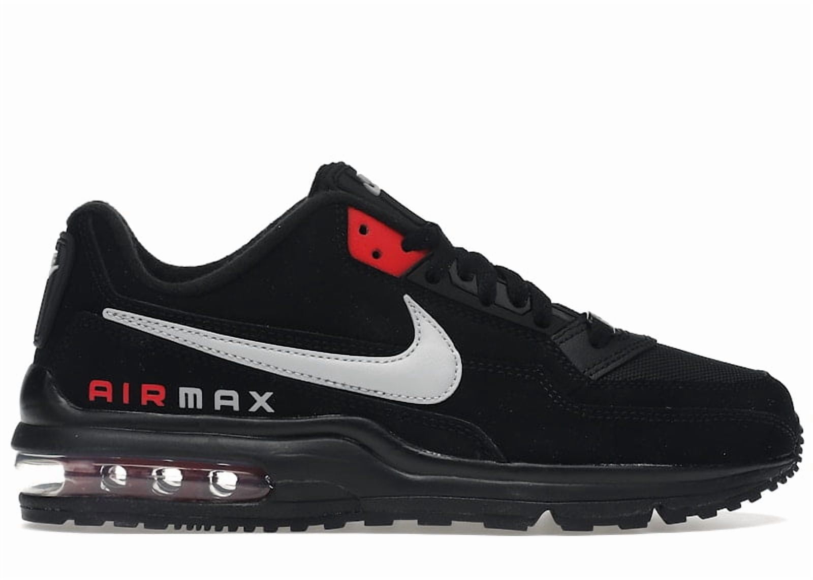 Nike Men's Air Max LTD 3 Black Smoke Grey University Red Shoes, from ...